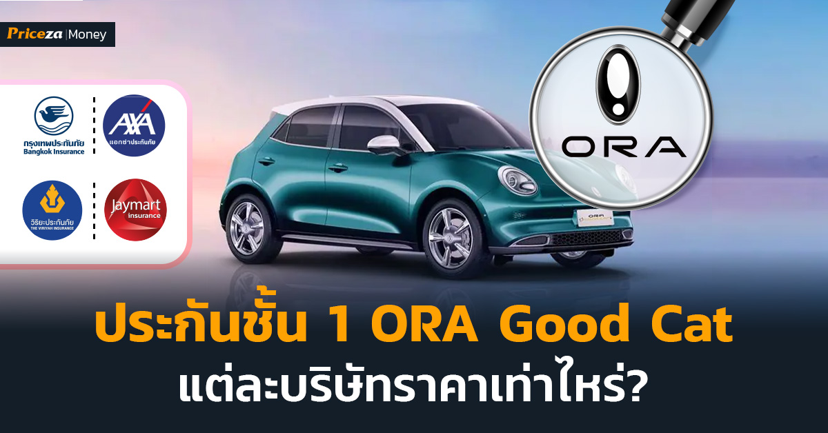 ประกันชั้น 1 ORA Good Cat แต่ละบริษัทราคาเท่าไหร่? - PricezaMoney